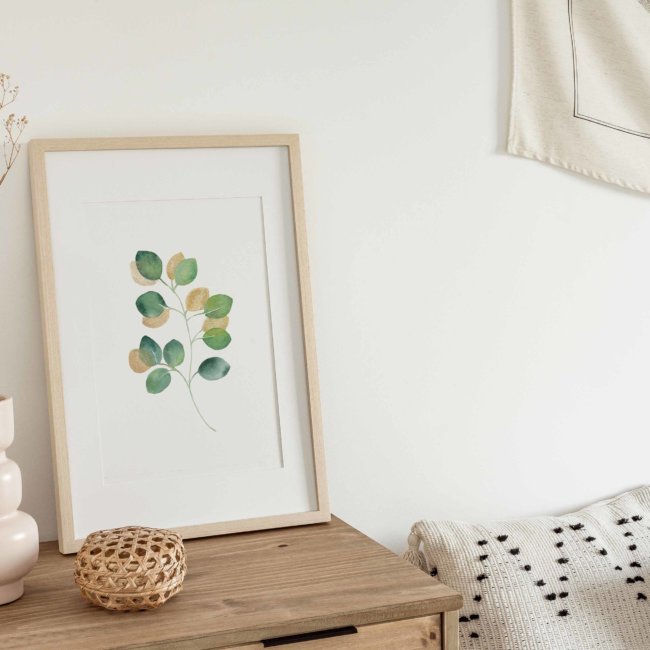 Affiche Eucalyptus doré - Bonjour Couleurs