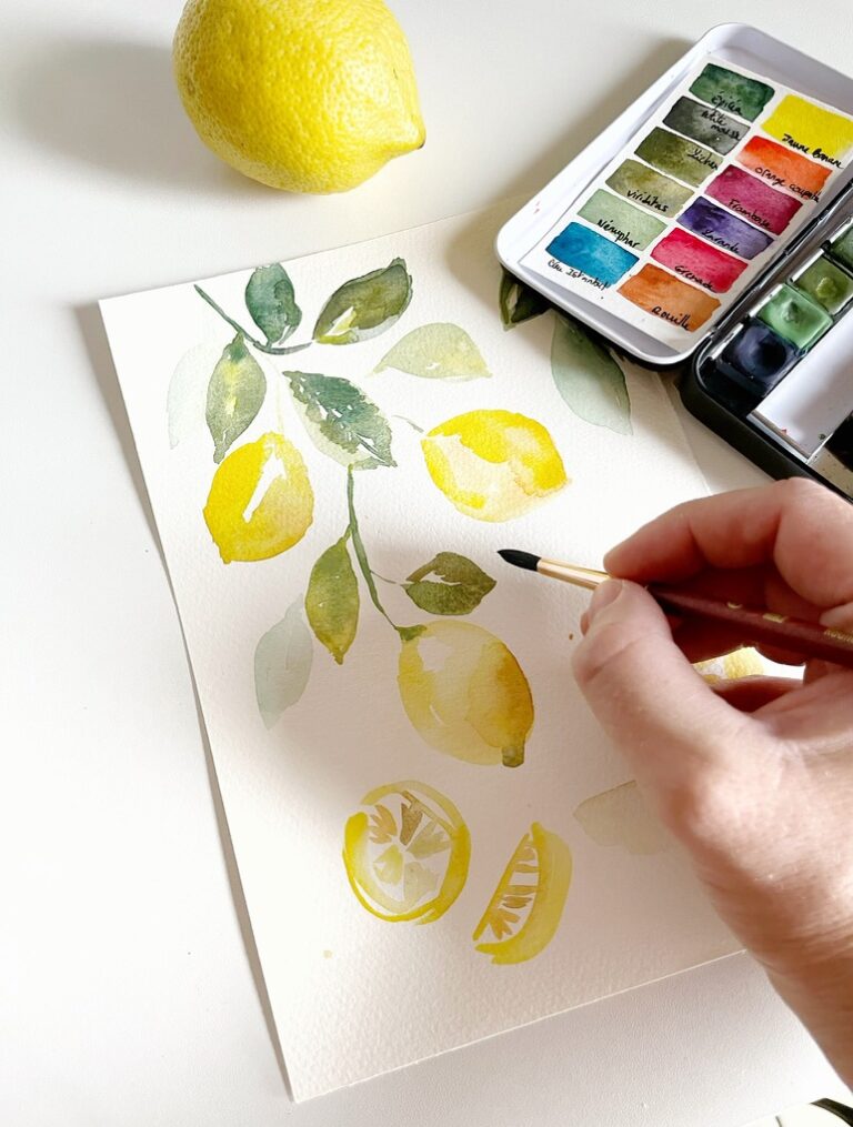 10 idées d'aquarelle facile débutant
